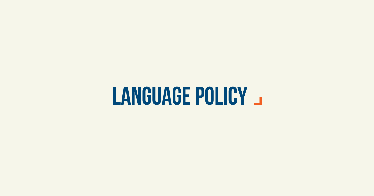 Language Policy - MSP - The Male Survivors Partnership